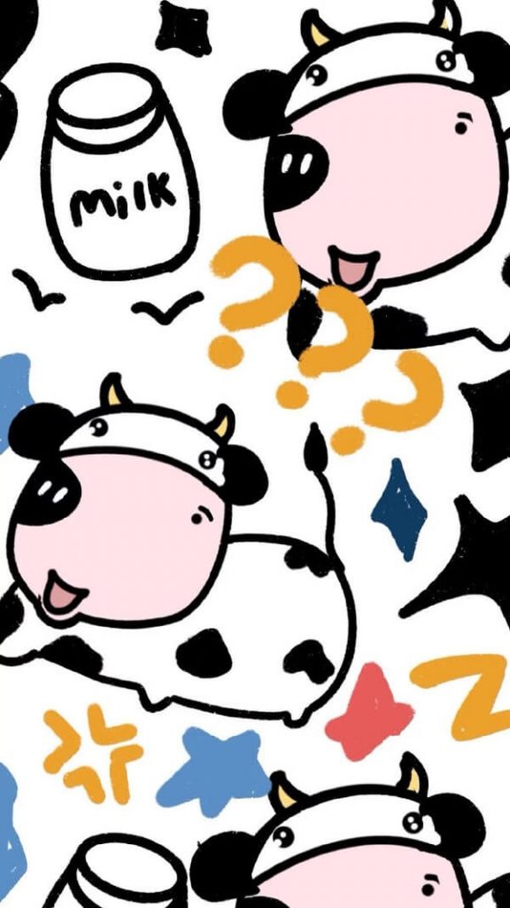 Tổng hợp 87+ Hình nền bò sữa cute cho điện thoại