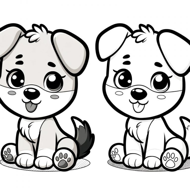 89+ Tranh tô màu con chó giúp trẻ phát triển trí tưởng tượng