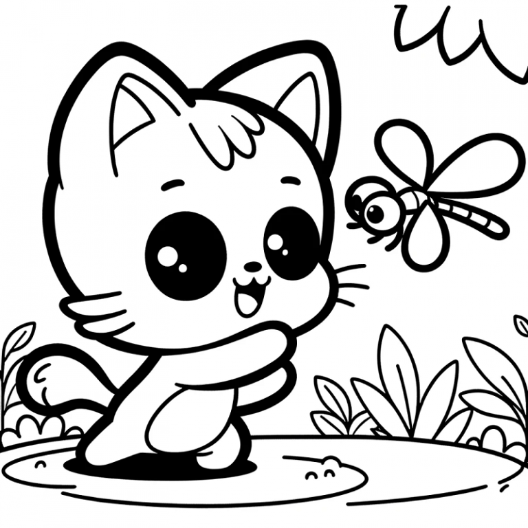 Tổng hợp 88+ Tranh tô màu con mèo đáng yêu cho bé
