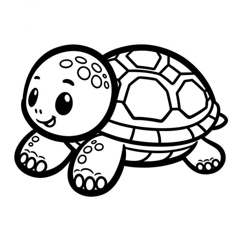 Tổng hợp 89+ Tranh tô màu con rùa giúp bé vừa học vừa chơi