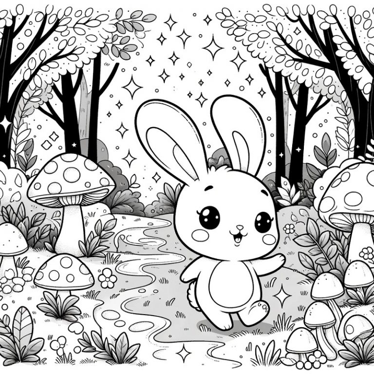 Tổng hợp 88+ Tranh tô màu con thỏ dễ thương chô bé 5 tuổi