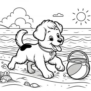 89+ Tranh tô màu con chó giúp trẻ phát triển trí tưởng tượng