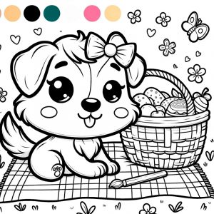 89+ Tranh tô màu con chó giúp trẻ phát triển trí tưởng tượng