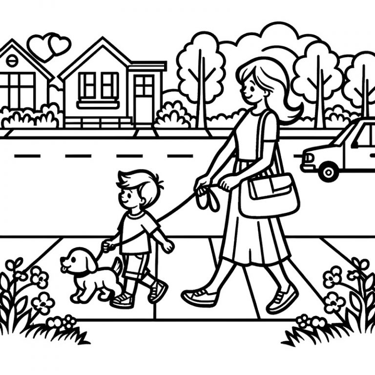 Tổng hợp 70+ Tranh tô màu mẹ và bé tình mẫu tử thiêng liêng