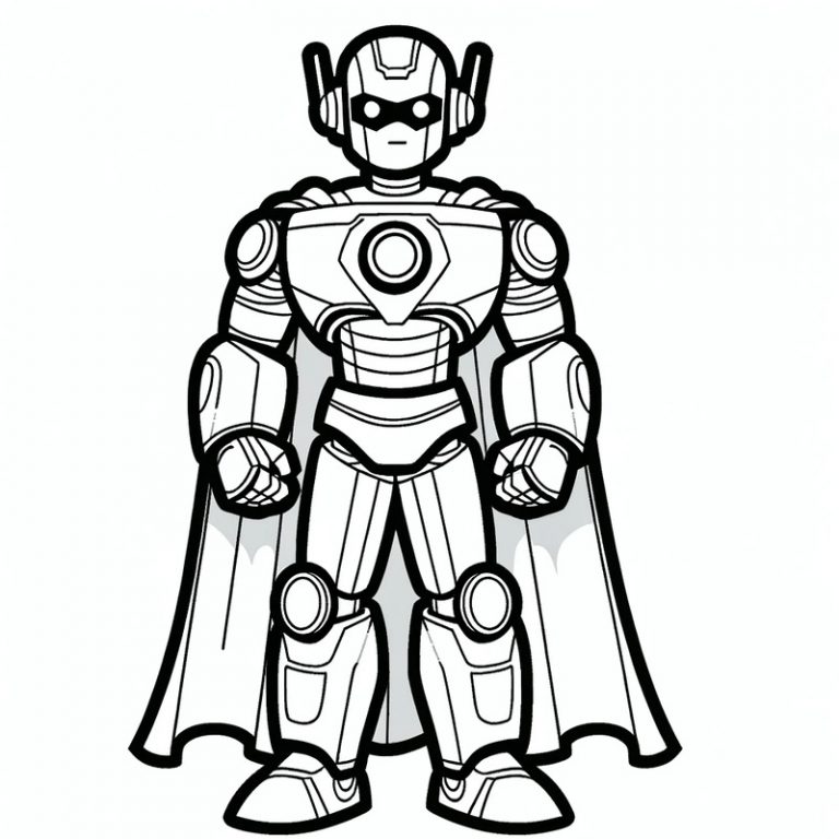 Tổng hợp 78+ Tranh tô màu robot độc đáo dành cho bé trai