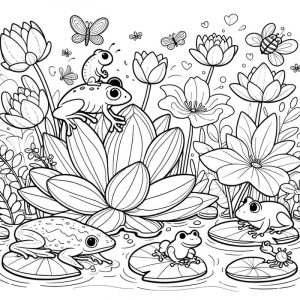 Tổng hợp 89+ Tranh tô màu hoa Sen đẹp nhất cho bé tập tô