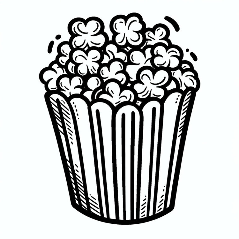 Tổng hợp 89+ Tranh tô màu đồ ăn cho bé tập tô dễ thương