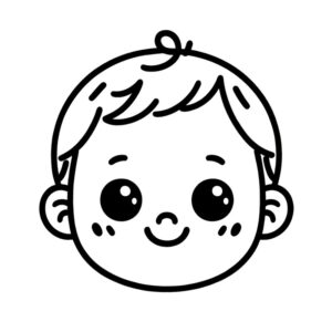 89+ Tranh tô màu khuôn mặt anime chibi cho bé tập tô