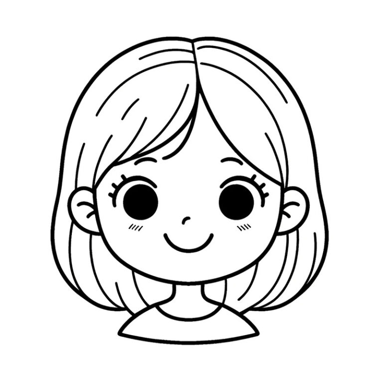 89+ Tranh tô màu khuôn mặt anime chibi cho bé tập tô