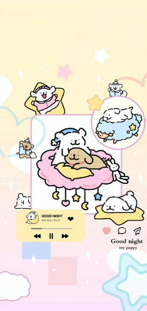 Top 89+ Hình nền Line Puppy hình ảnh chú cún cute, dễ thương