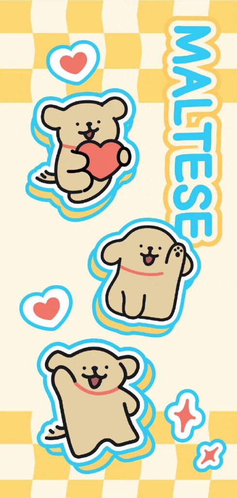 Top 89+ Hình nền Line Puppy hình ảnh chú cún cute, dễ thương