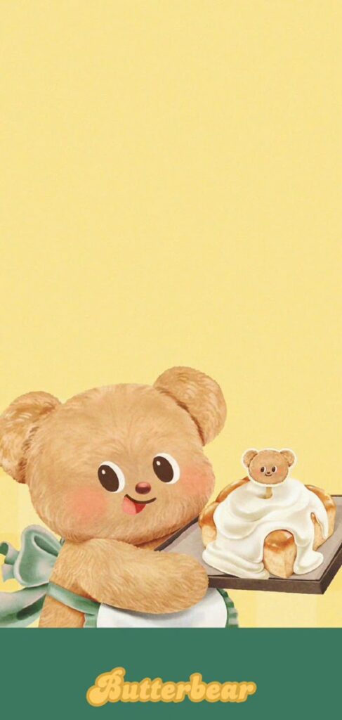 Tổng hợp 140+ Hình nền Butter Bear dễ thương và ngọt ngào