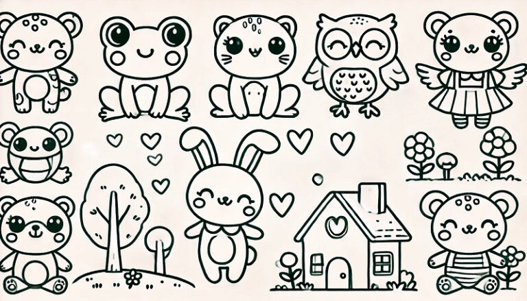 Tổng hợp 130+ Tranh tô màu hoạt hình cho bé tập tô